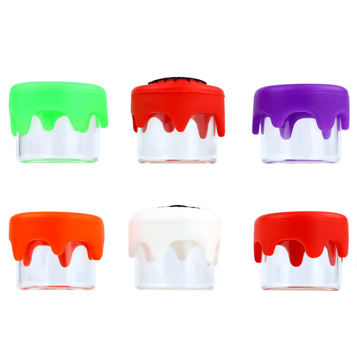 7.5ml Silicone Wax Glass Container 5pcs per Lot - JCVAP®|Official Store